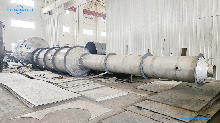 Innovative edible oil deodorizer design for deodorization